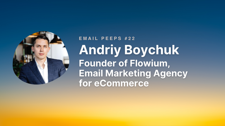 Email Peeps 22: Andriy Boychuk - Email Love