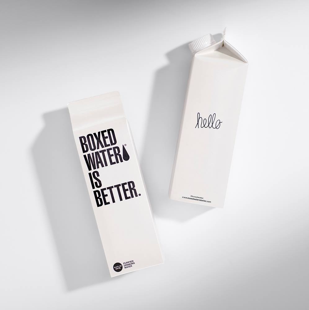 Email Design Inspiration by Boxed Water is Better