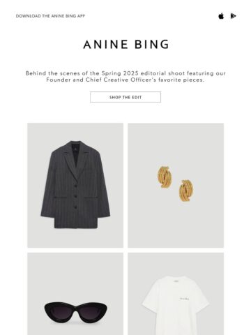 Email Inspiration from ANINE BING - Email Love