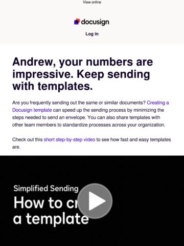 Email Inspiration from Docusign - Email Love