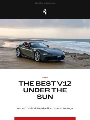 Email Inspiration from Ferrari.com - Email Love