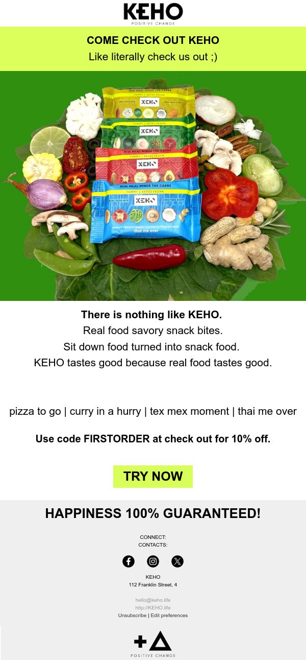 Email Inspiration from KEHO (a living human body) - Email Love