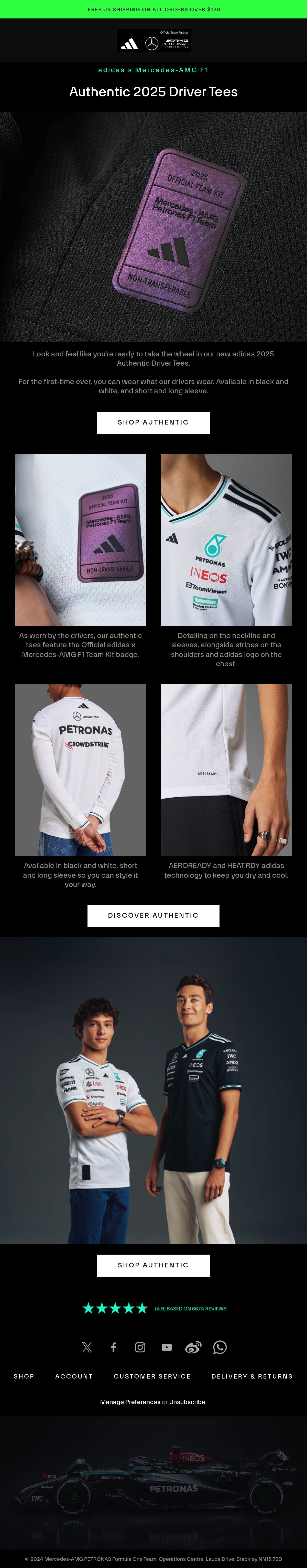Email Inspiration from Mercedes-AMG PETRONAS F1 Team - Email Love