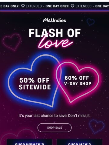 Email Inspiration from MeUndies - Email Love