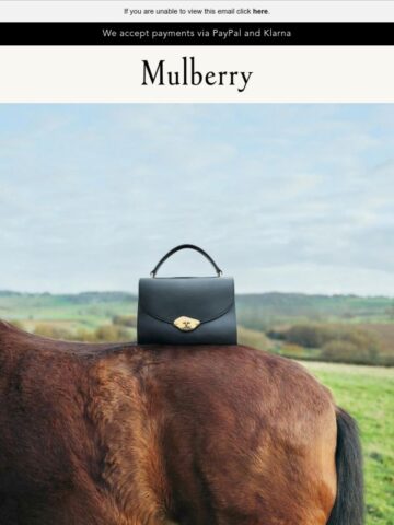 Email Inspiration from Mulberry - Email Love