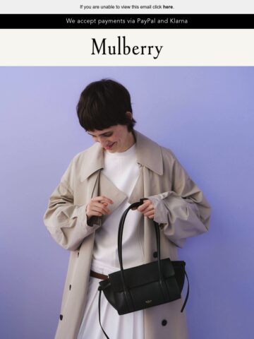 Email Inspiration from Mulberry - Email Love