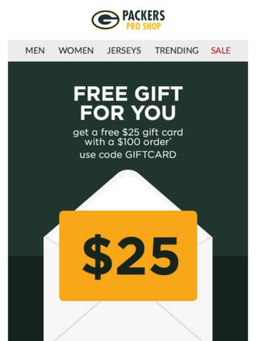 Email Inspiration from Packers Pro Shop - Email Love