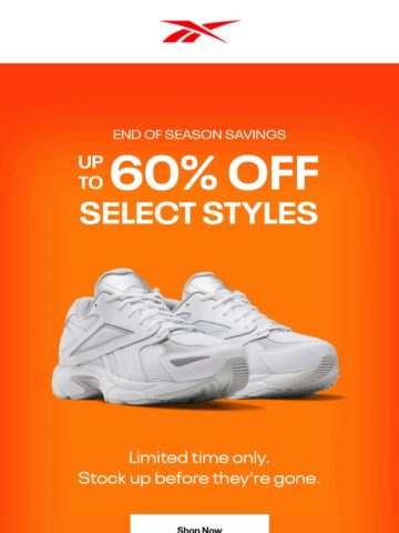 Email Inspiration from Reebok - Email Love