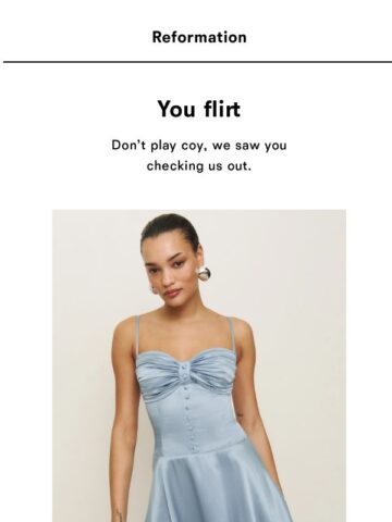 Email Inspiration from Reformation - Email Love