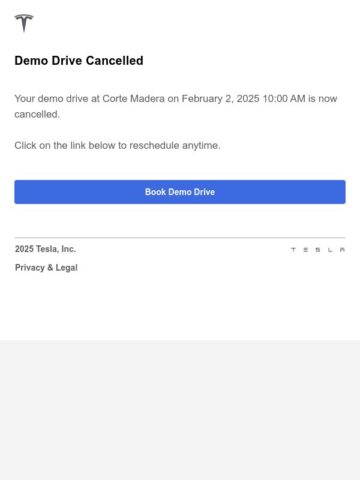 Email Inspiration from Tesla - Email Love