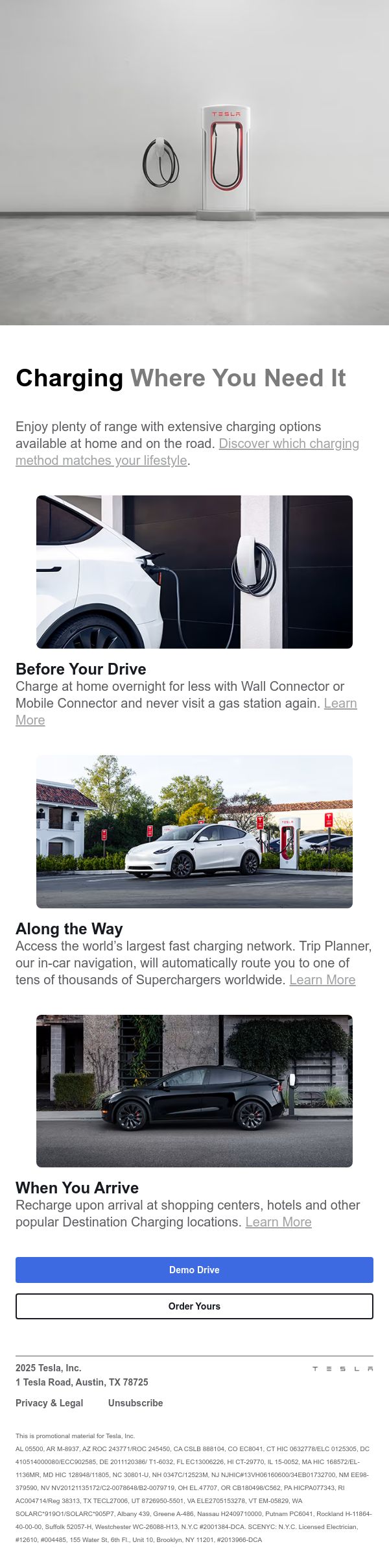 Email Inspiration from Tesla - Email Love