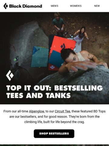 Email Inspiration from Black Diamond - Email Love
