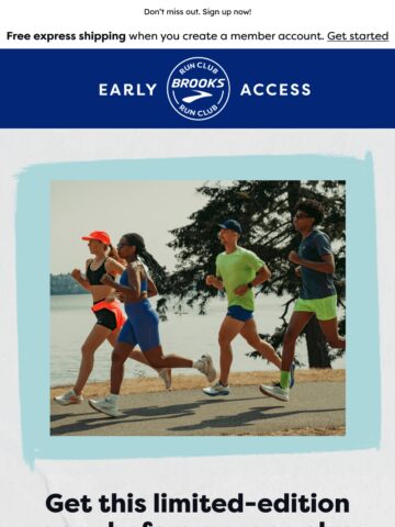 Email Inspiration from Brooks Run Club - Email Love