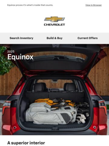 Email Inspiration from Chevrolet - Email Love