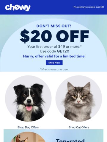 Email Inspiration from Chewy.com - Email Love