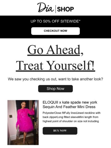 Email Inspiration from Dia Shop - Email Love