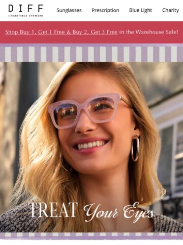 Email Inspiration from DIFF Eyewear - Email Love