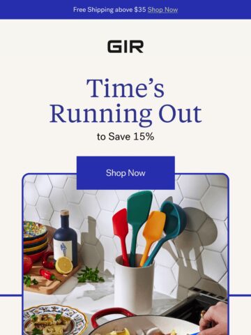 Email Inspiration from GIR by Pattern Brands - Email Love