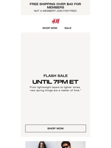Email Inspiration from H&M - Email Love