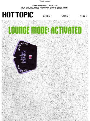 Email Inspiration from Hot Topic - Email Love