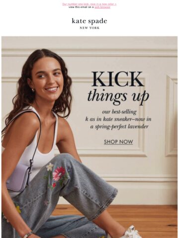 Email Inspiration from kate spade - Email Love