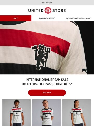 Email Inspiration from Manchester United - Email Love