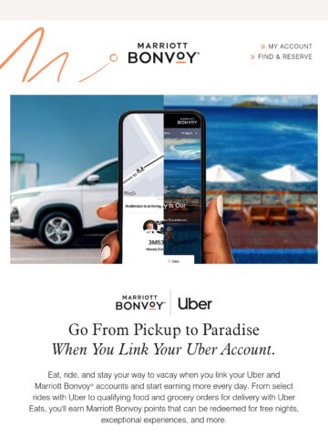 Email Inspiration from Marriott Bonvoy - Email Love