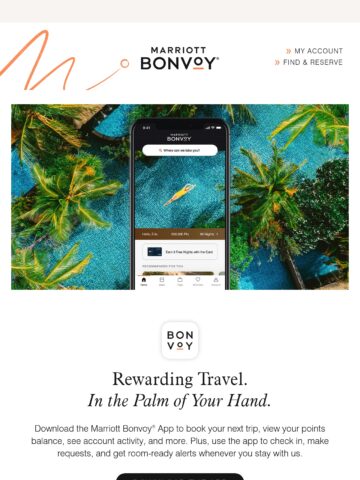 Email Inspiration from Marriott Bonvoy - Email Love