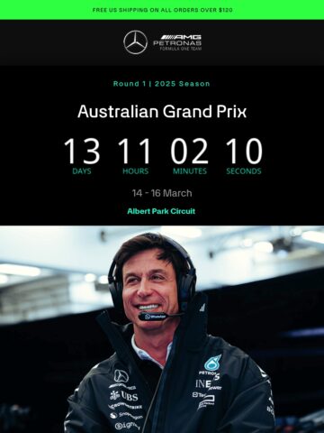 Email Inspiration from Mercedes-AMG PETRONAS F1 Team - Email Love