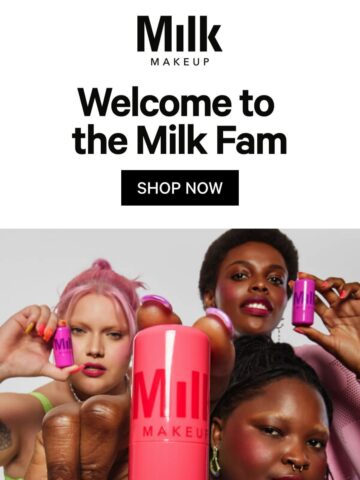 Email Inspiration from Milk Makeup - Email Love