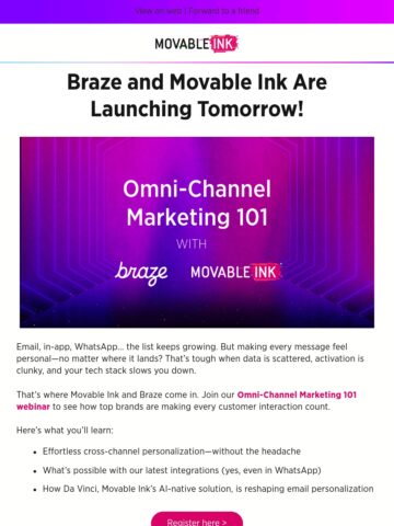 Email Inspiration from Movable Ink - Email Love