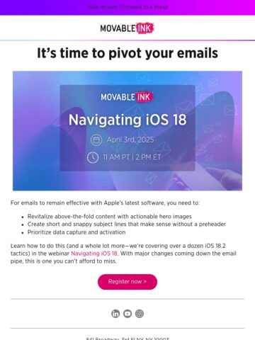 Email Inspiration from Movable Ink - Email Love