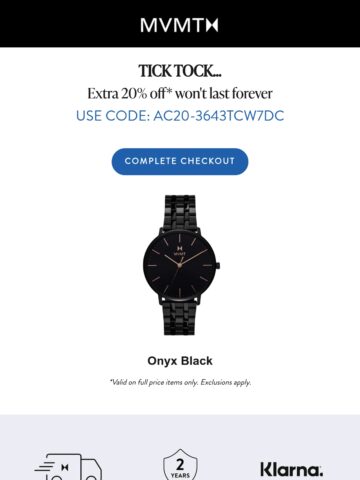 Email Inspiration from MVMT - Email Love