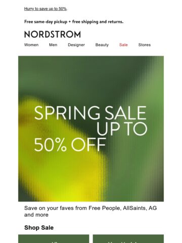 Email Inspiration from NORDSTROM SALE - Email Love