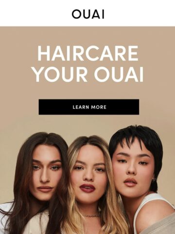Email Inspiration from OUAI - Email Love
