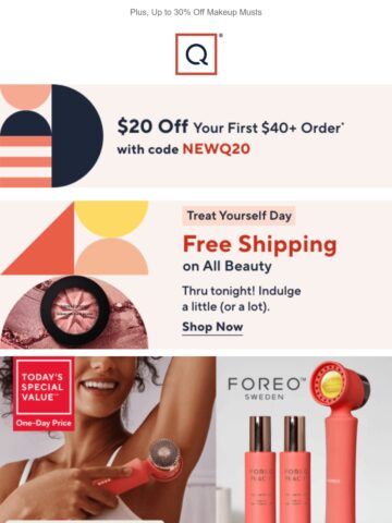 Email Inspiration from QVC Today's Special Value - Email Love