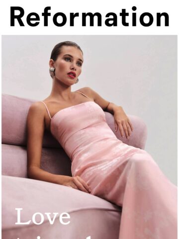 Email Inspiration from Reformation - Email Love