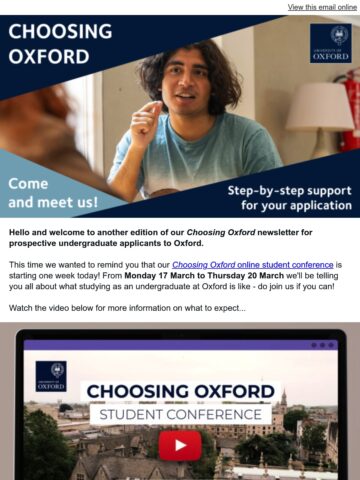 Email Inspiration from Undergraduate Admissions and Outreach ...