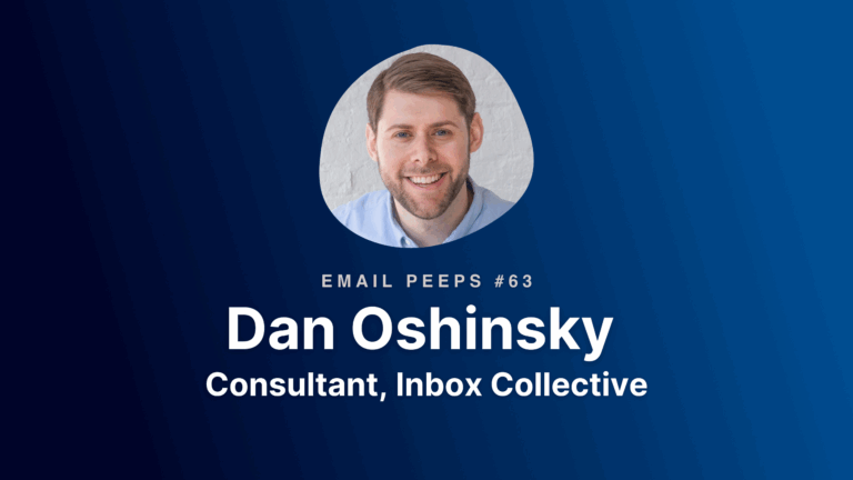 Email Peeps 63: Dan Oshinsky - Email Love