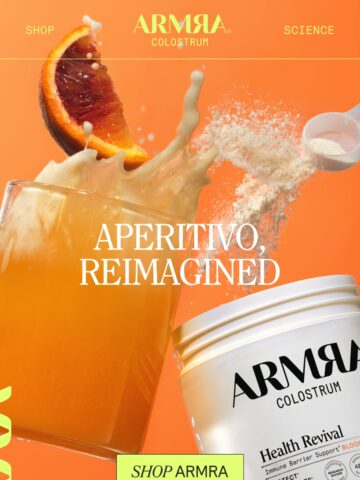 Email Inspiration from ARMRA Colostrum - Email Love