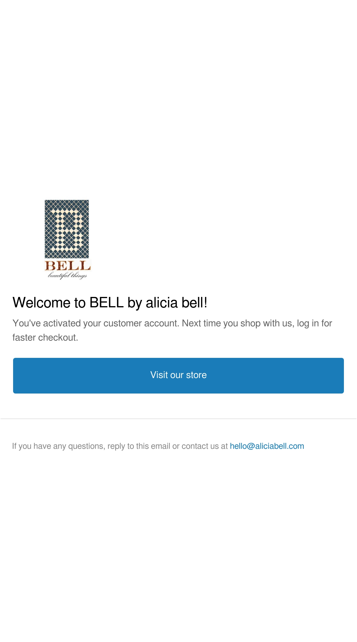 Email Inspiration from BELL by alicia bell - Email Love