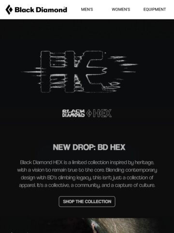 Email Inspiration from Black Diamond - Email Love