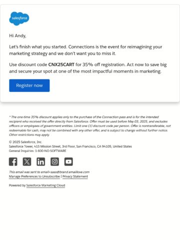Email Inspiration from Connections - Email Love