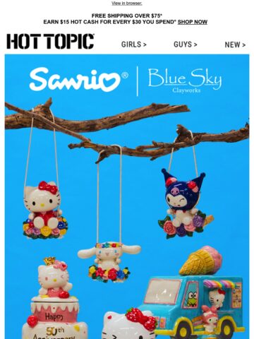 Email Inspiration from Hot Topic - Email Love