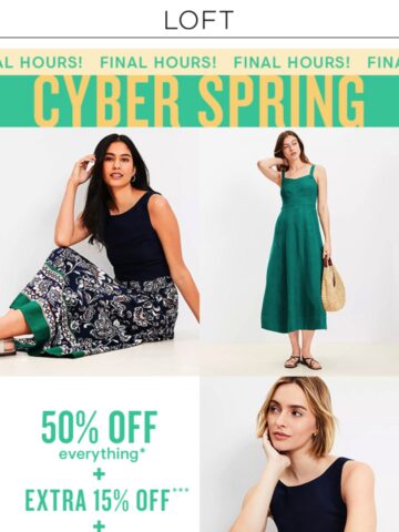 Email Inspiration from LOFT - Email Love