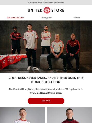 Email Inspiration from Manchester United - Email Love