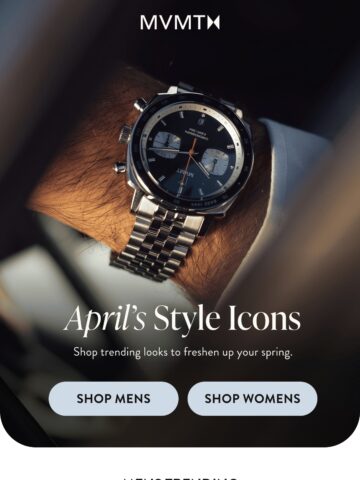 Email Inspiration from MVMT - Email Love