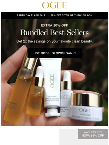 Email Inspiration from Ogee - Email Love
