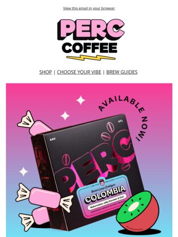 Email Inspiration from PERC Coffee - Email Love