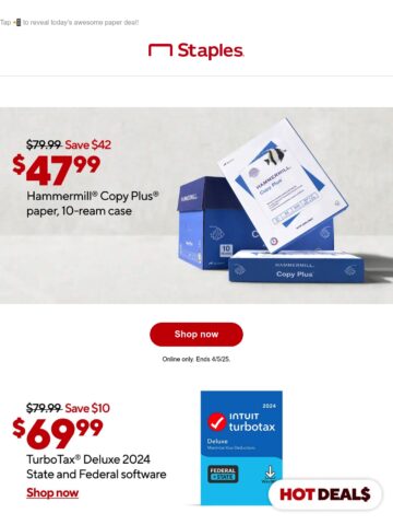 Email Inspiration from Staples - Email Love